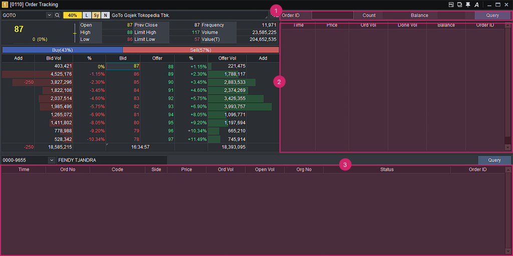 0110 Order Tracking Kiwoom Helpdesk