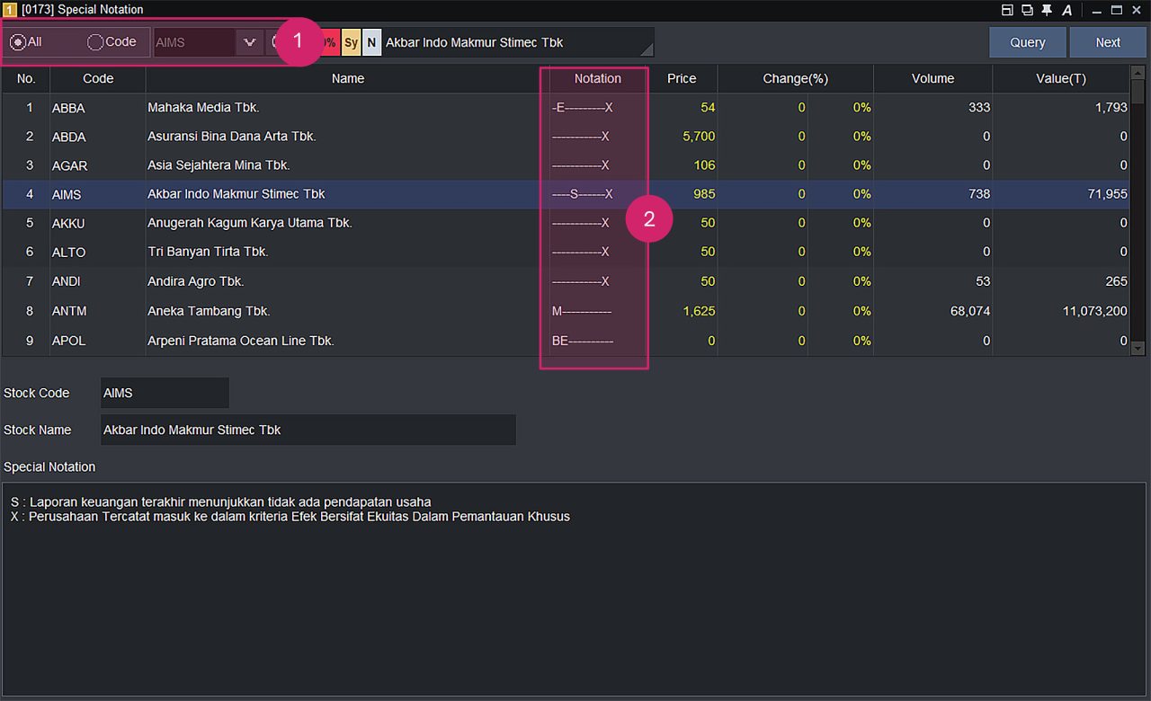 [0173] Special Notation – Kiwoom Helpdesk