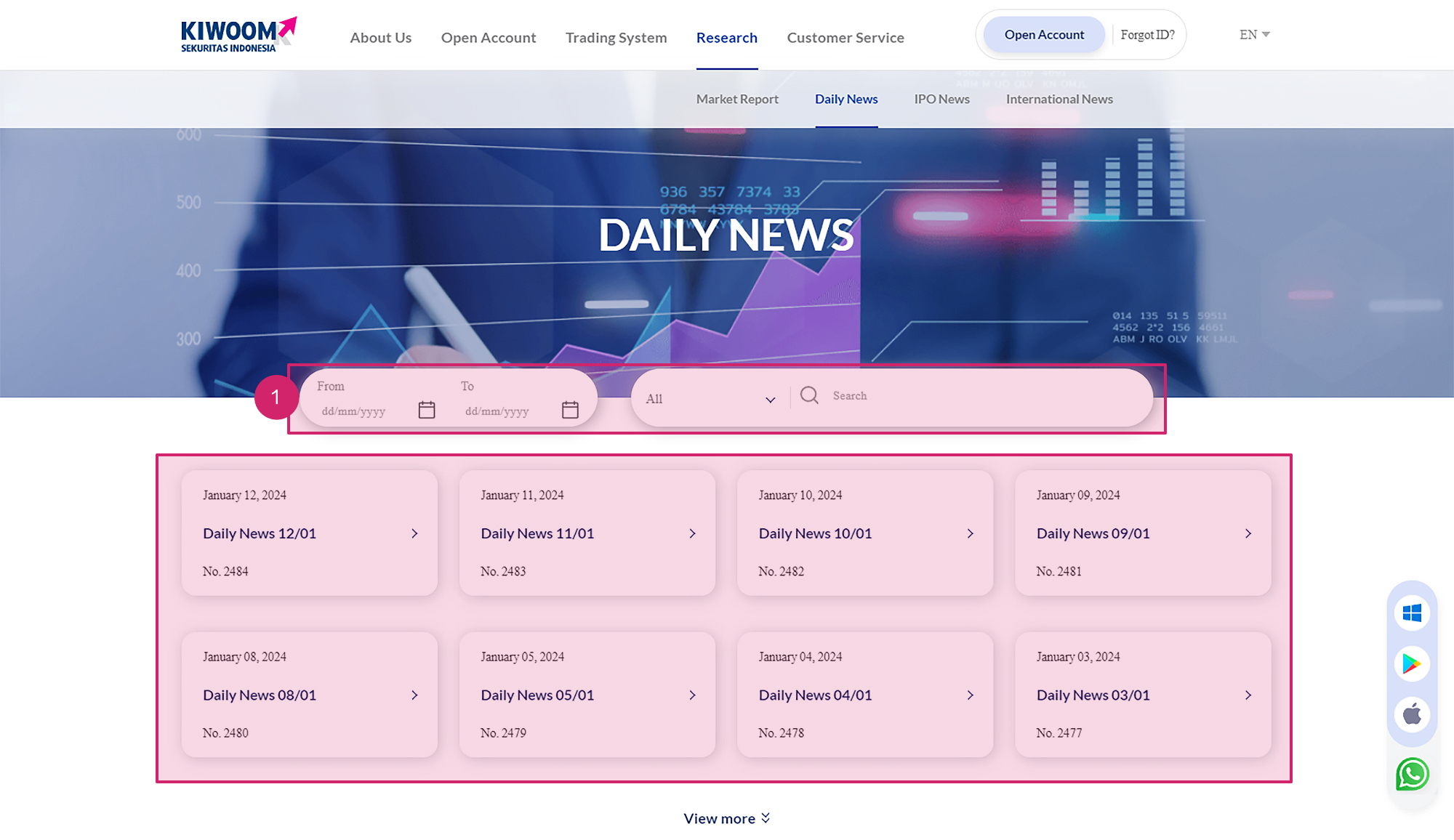 [0430] Daily News – Kiwoom Helpdesk