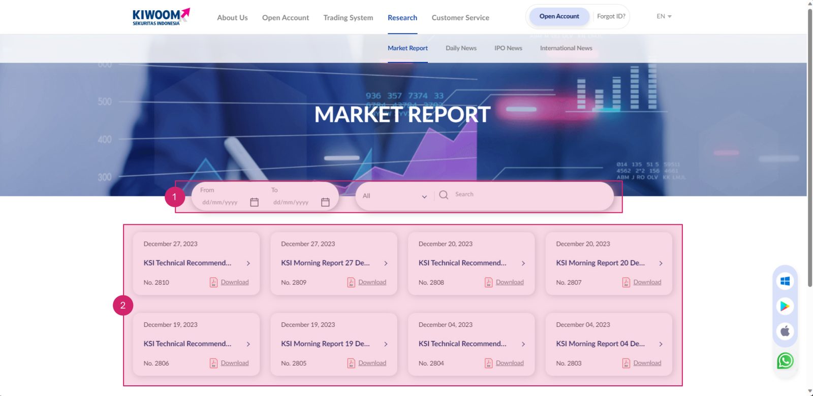 [0431] Market Report – Kiwoom Helpdesk